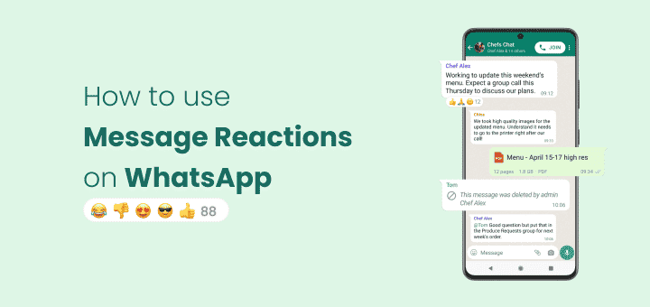 How to use message reactions on WhatsApp | The Tech Basket