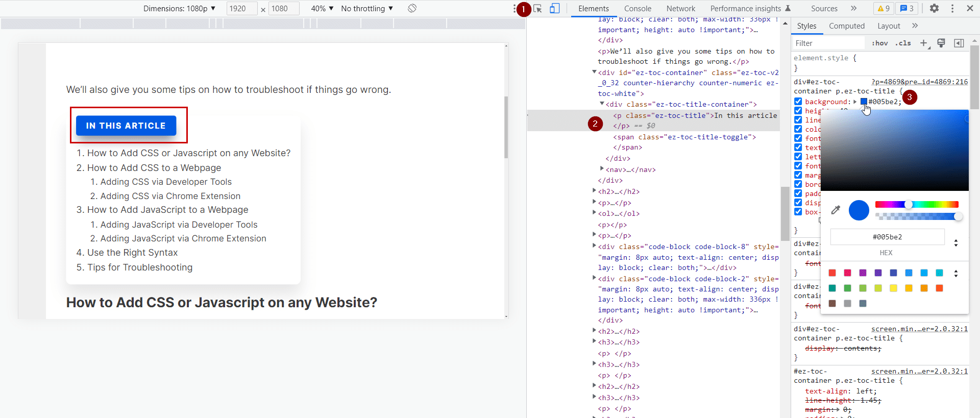 How to Add CSS and JavaScript to Any Webpage | The Tech Basket