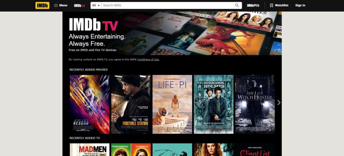 Watch Movies Online for FREE Legally | The Tech Basket